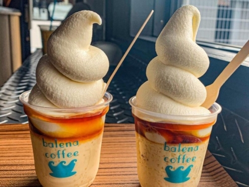 コーヒー店「balena Coffee」の絶品デザート（田川郡香春町）