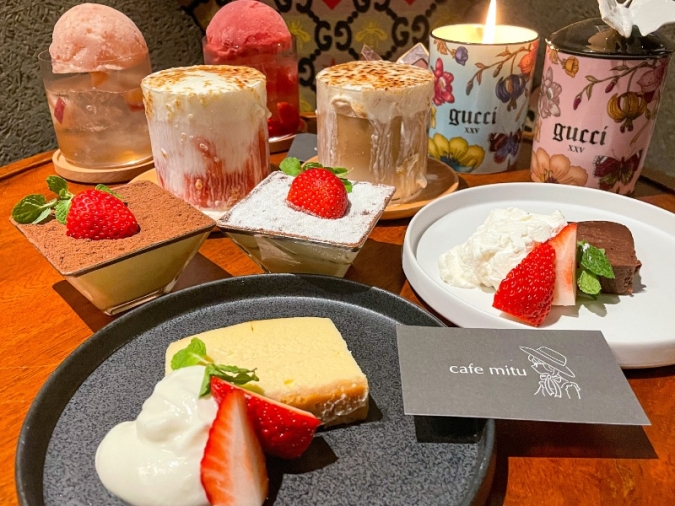 福岡・春吉の注目店！全席GUCCI椅子の「cafe mitu（ミツ）」