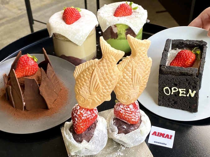 博多駅徒歩圏内！韓国カフェ「AIMAI（あいまい）」いちごフェア