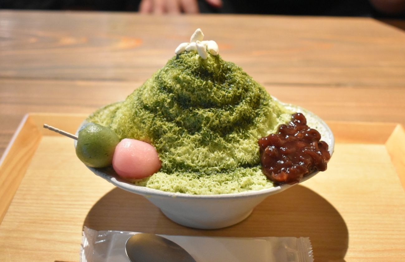 古民家カフェ「QQQ KURUME（久留米）」のふわっふわかき氷