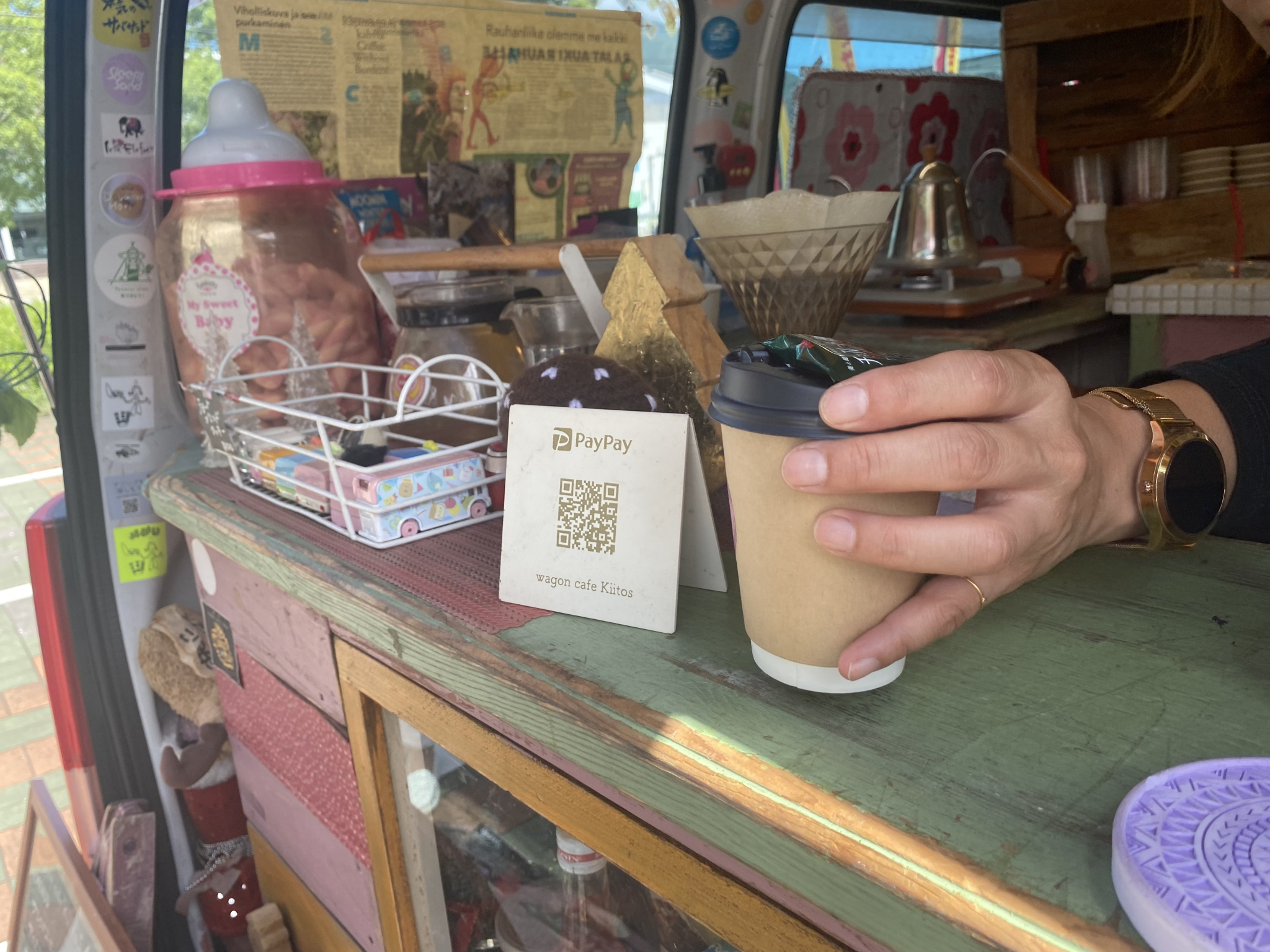 会ったらぜひ！移動販売カフェ「wagon cafe Kiitos（キートス）」