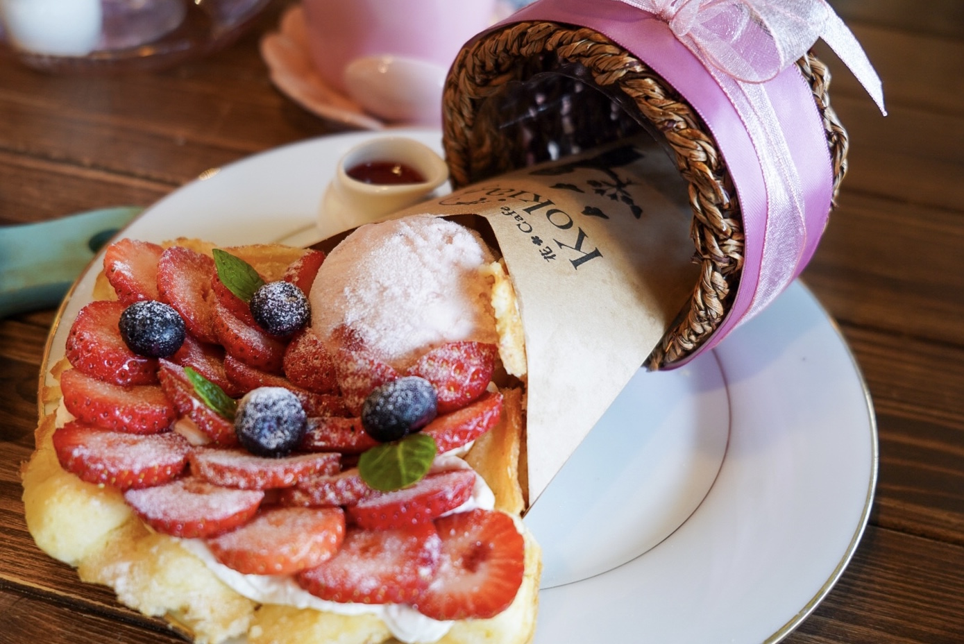 大人気あまおうフェア！北九州小倉南区「花Cafe Kokia」